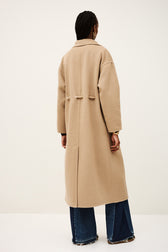 Ba&sh Kate Coat - Camel // dropped shoulder, cord belt | RUM Amsterdam