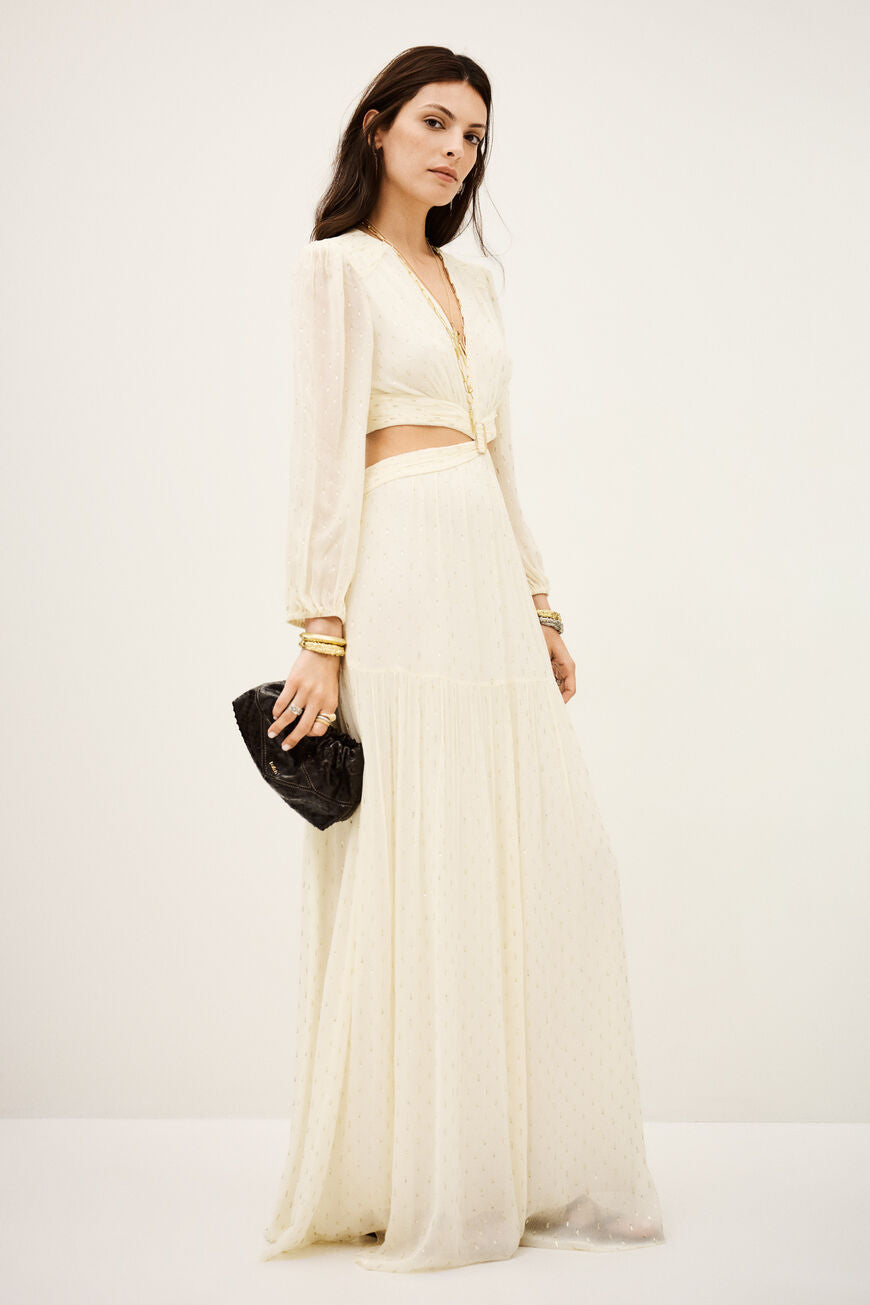 Ba&sh Marry Dress - Ecru | RUM Amsterdam