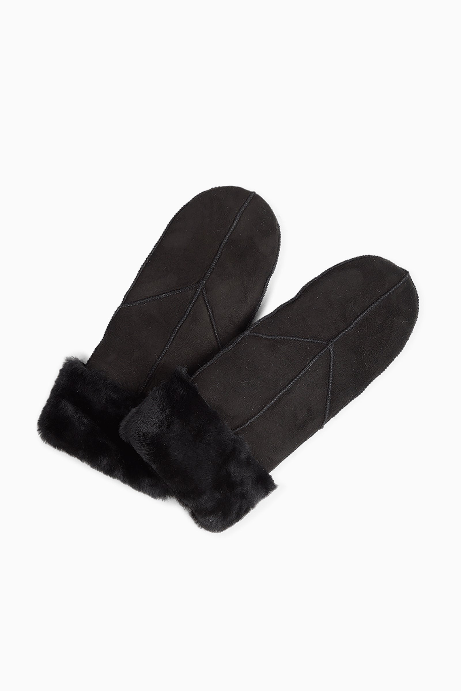 Markberg Jasmin Sheepskin Mitten - Black | RUM Amsterdam