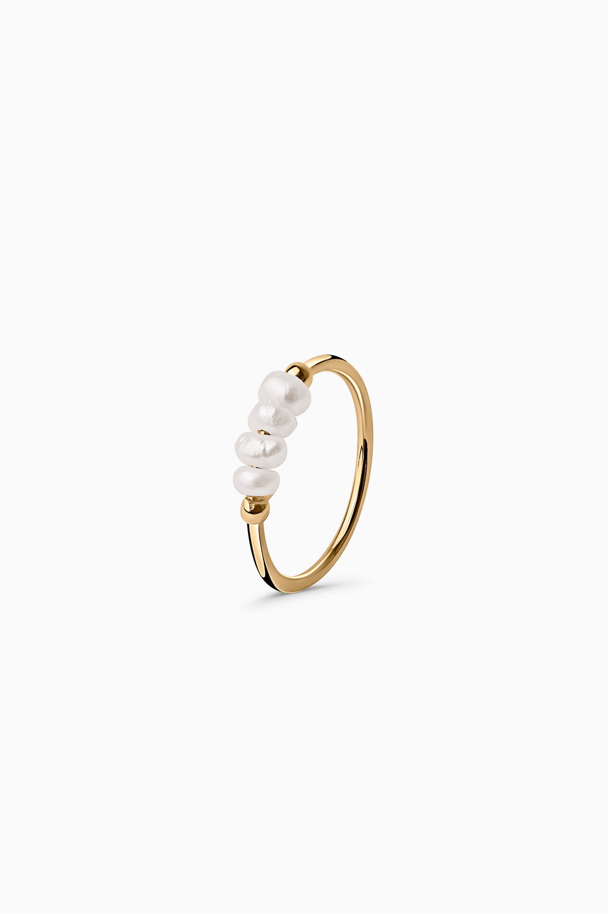 Muli Collection Pearl Ring - Gold | RUM Amsterdam